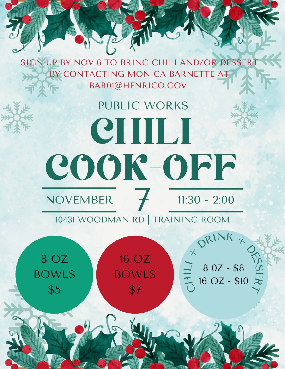 Public Works Chili Cookoff - Henrico HR