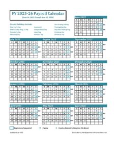 Payroll Calendars - Henrico HR