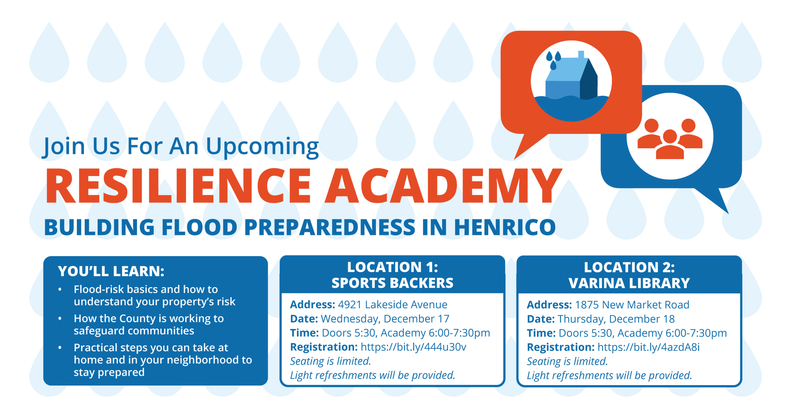 Resilience Academy- Building Flood Preparedness in Henrico - Henrico HR